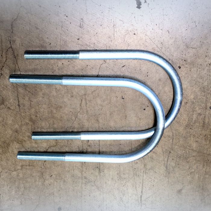 Custom Hot Dip Galvanized Ubolts - 1/2 X 25-13/16 HDG ASTM A36 Steel U ...